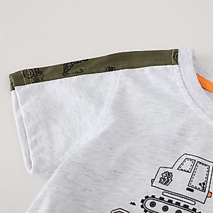 BIBNice Toddler Boy Clothing Kids Short Sleeve Outfits Summer Clothes Sets Size 2T