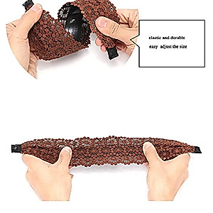 DORIS&JACKY Fashion 2.5 Inch Wide Lace Headbands Elastic Hairbands With Teeth Headwear Accessories For Women And Girls (LACE-5 pcs)…