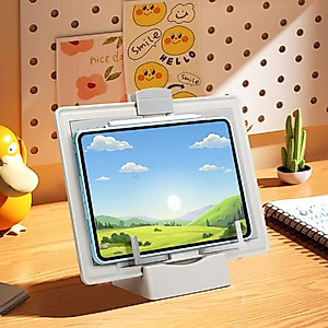 MaxGear Book Stand, Book Holder Stand, Cookbook Stand, Desktop Book Stand for Reading, Book Holder with Page Clips, Book Display Stand for Textbook, Document Holder for Typing, Whiteboard Backside