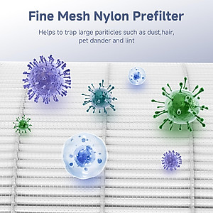 FCFMY 2 Packs H7126 Replacement Filter Compatible with GoveeLife H7126 Mini Air Cleaner Purifier, 2pcs H13 True HEPA Filters and 6 pcs Aroma Pads Accessories