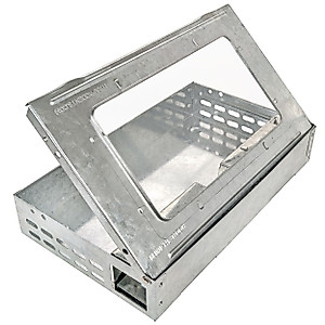iTrap iTrap-002-S4-3PK Multi-Catch Clear Top Humane Repeater Mouse Trap, Set of 3