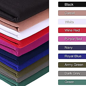 Kachanaa Ultra Soft Stretch Jersey Turban Head Wraps Long Solid Color African Shawl Hair Scarfs Lightweight Breathable Head bands Ties for Black Women(White)