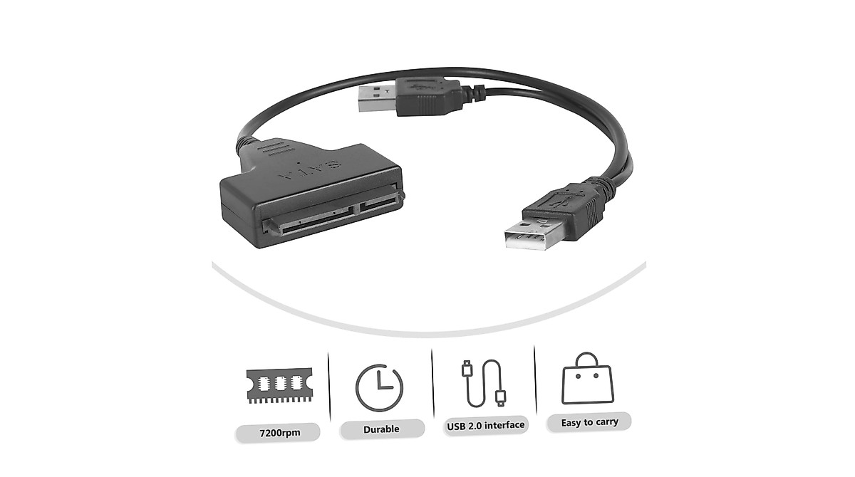KOMBIUDA USB Hard Drive Cable Adapter - High Performance