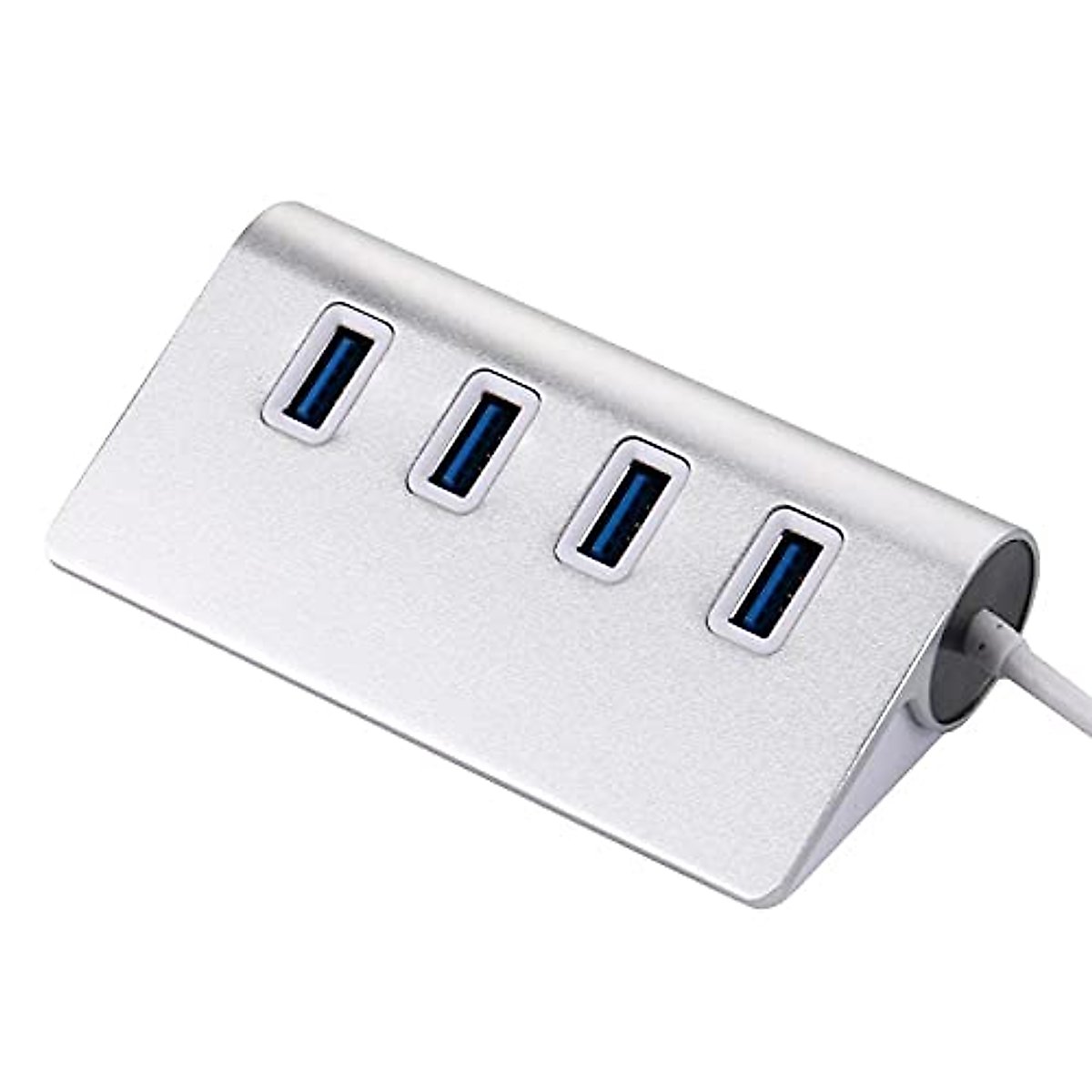 SHYPT One Drag Four Splitter Portable USB Splitter ，USB 3.0 4-Port Multi Hub Splitter Aluminum Adapter