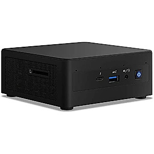 Intel NUC BXNUC9i5QNX1 Home & Business Mini Desktop i5-9300H 4-Core 2.40GHz, 16GB RAM, 256GB PCIe SSD, UHD 630, WiFi 6, BT 5.2, HDMI, USB 3.1, SD Card, Win 10P w/Hub