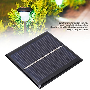 Solar Panel, Polysilicon Solar Charging Board 0.6W 3V for Small Household Lighting System