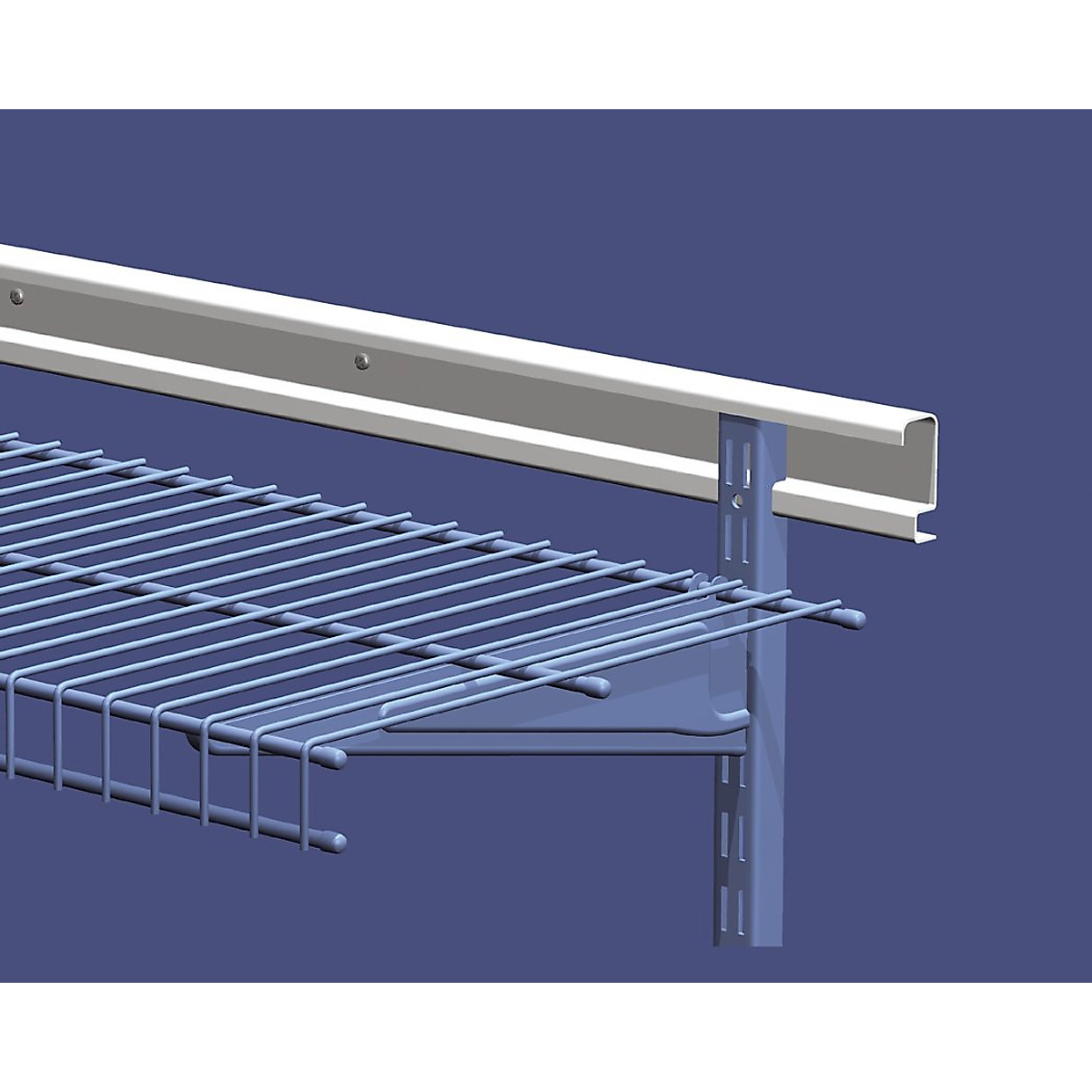 ClosetMaid 2826 ShelfTrack 40-Inch Hang Track, White