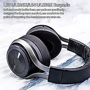 Earpads Compatible with LS31 LS41 LS35X LS50X Headset with Microphone Foam I Replacement Ear Cushion (Cooling Gel Fabric)