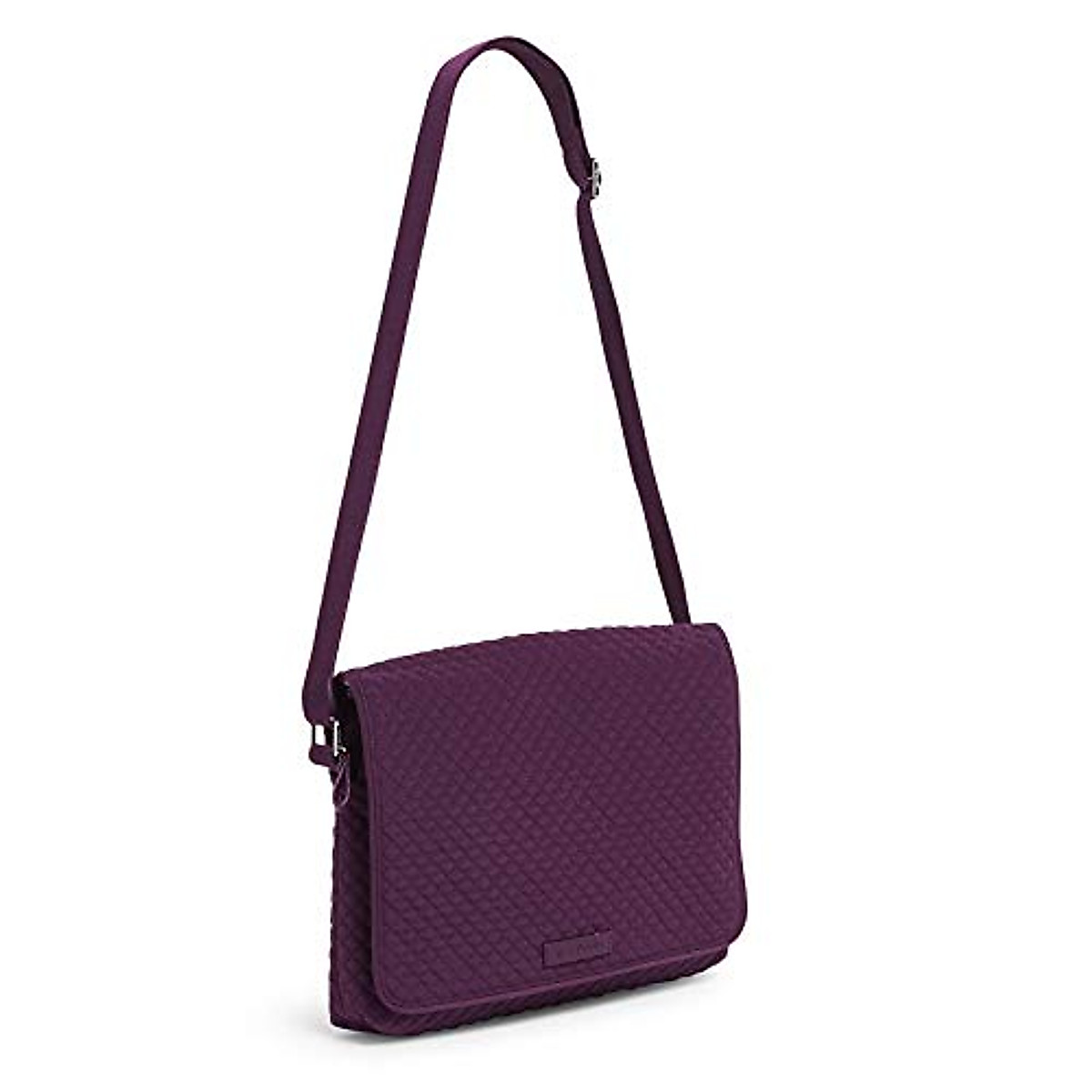 Vera Bradley Women's Microfiber Turnabout Crossbody Purse, Indiana Rose, One Size