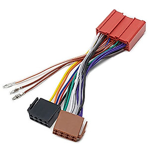 ISO Radio Wiring Harness Adapter Compatible with Mazda CX7 CX9 MPV Car Stereo Wire Harness Cable