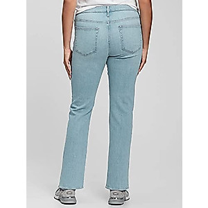 GAP Womens Classic Straight Fit Jeans, Light Berlin, 29 Regular US