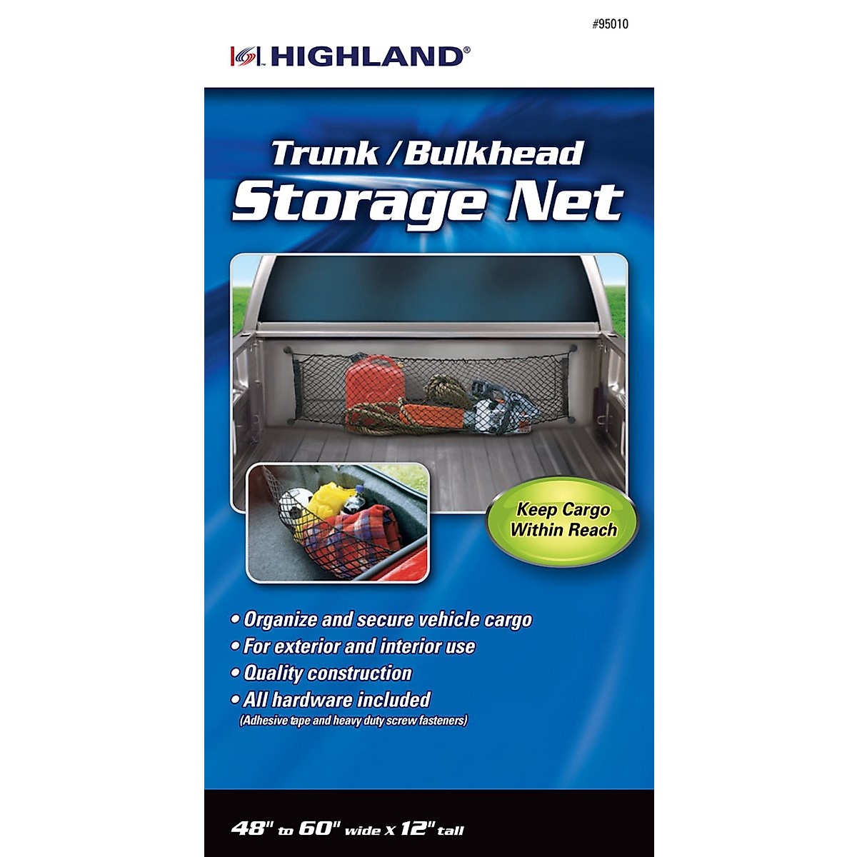 Highland (9501000) Bulkhead or Trunk Storage Net