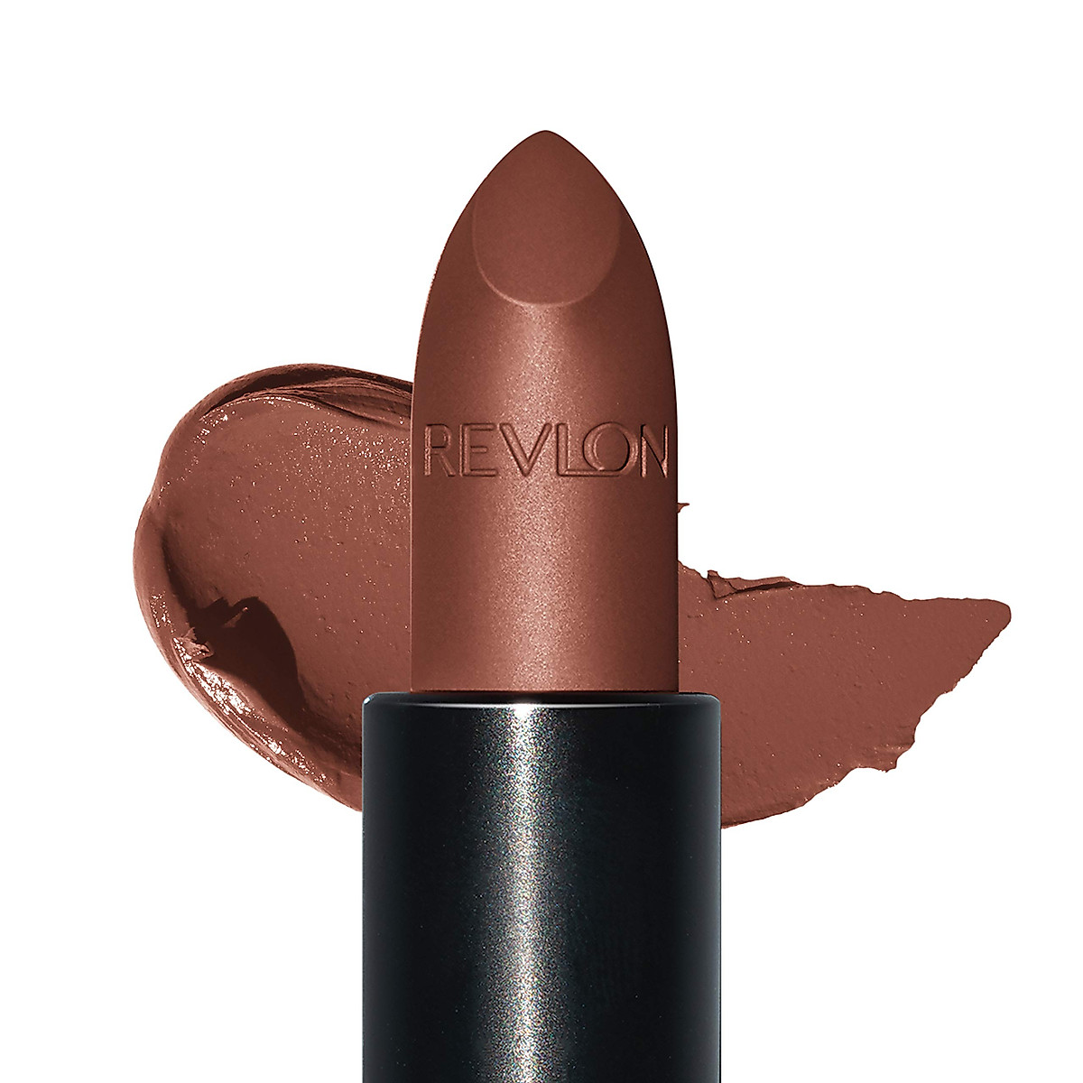 Revlon Super Lustrous The Luscious Mattes Lipstick, High Impact with Moisturizing Velvety Formula, Hot Chocolate, 0.74 oz