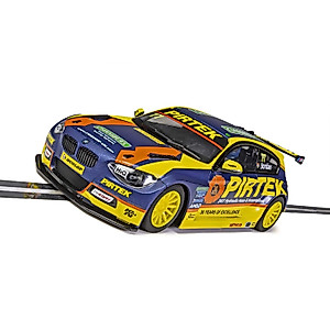 Scalextric 125i BTCC 2018 Andrew Jordan 1:32 Slot Race Car C4018, Yellow & Blue