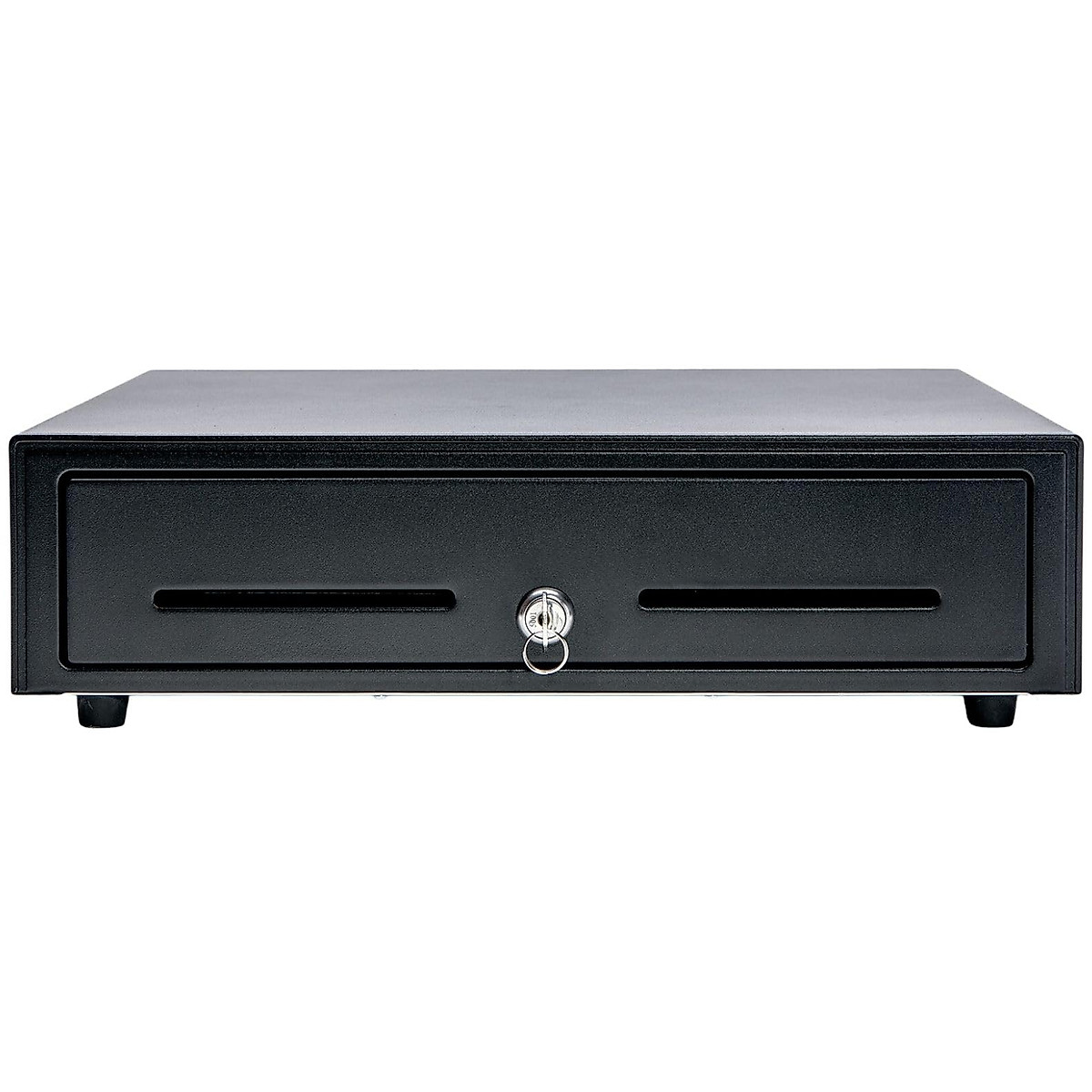 Star Micronics CD3-1616 5 Bill / 8 Coin Value Series Cash Drawer with 2 Media Slots and Included Cable (16" x 16") - Black