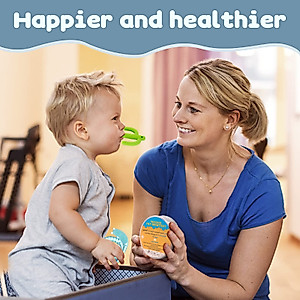 Silicone Baby Teething Toys Cold Frozen Teethers Toys Soothe Infant Baby Teething Relief Chew Toys, BPA Free Training Toothbrush for Babies 0-18 Months - Cactus and Snail