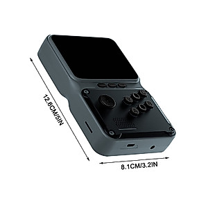 Handheld Portable Game Console with 500 Classic FC Games, Video Game Console Mini Game Player,1000Mah Rechargeable Battery Small and Light Handheld Game Machine (Blue)