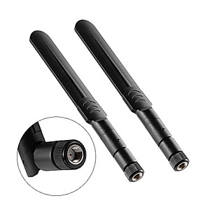 8dBi RP-SMA Male 3G 4G LTE Cellular Trail Camera Long Range Antenna Compatible with Spypoint Link Micro Link Dark Link S Link EVO Tactacam Stealth Cam Camera Cellular Trail Camera (Pack of 2)