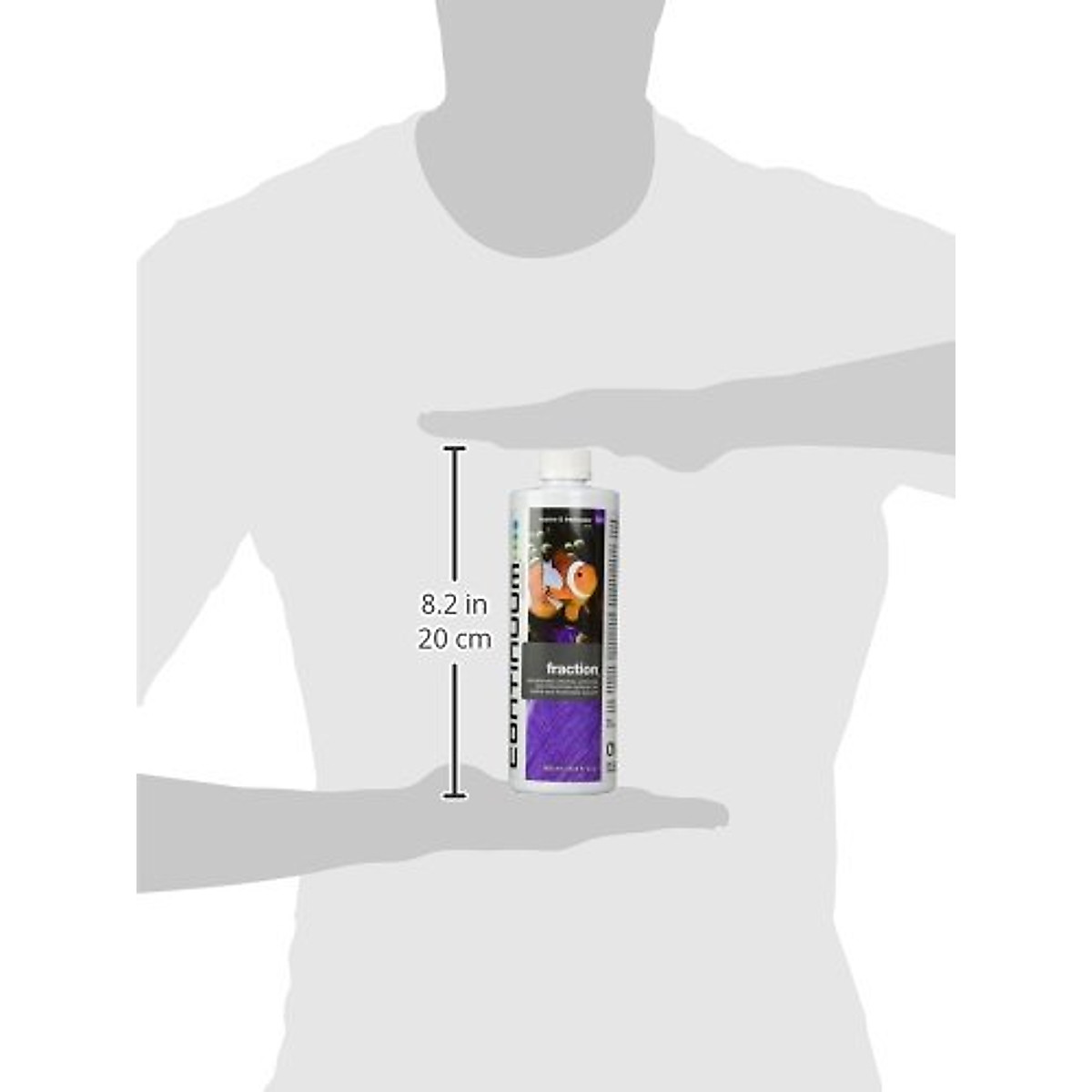 Continuum Aquatics Fraction - Concentrated Water Conditioner Instantly Removes Chlorine, Ammonia, and Chloramine in Marine Saltwater and Freshwater Aquariums