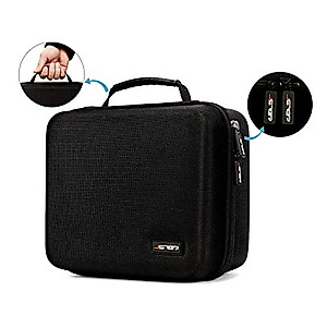 Hard Case for Meta Quest 2 JSVER Carrying Case for Quest/Quest 2/ Oculus Go/Samsung Gear Virtual Reality and Headset Gamepad Game Controller Kit, Home Storage, Travel Case for Meta/Oculus Quest 2