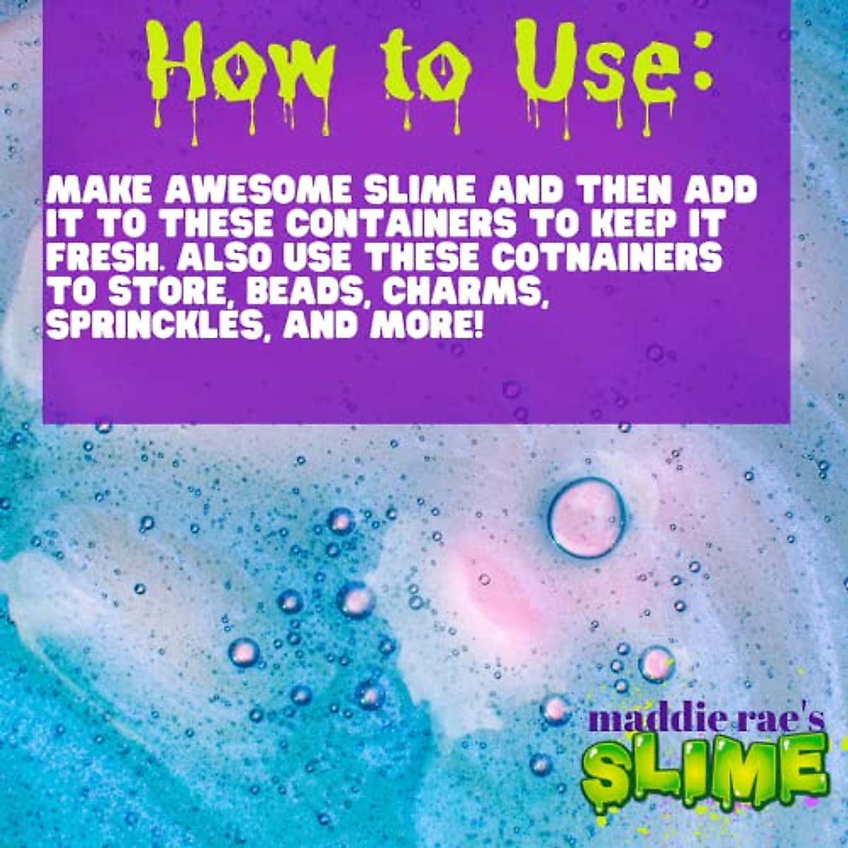 Maddie Rae's Storage Jars 4oz (12 pack) - Wide Mouth, Air Tight Container, and Refillable Organizer Jars with White Lids, Perfect for Makeup, DIY Crafts for Kids, Gifts, Charms, Beads, Sprinkles