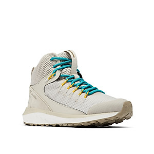 Columbia Women's Trailstorm Mid Waterproof, Light Cloud/Sea Level, 8.5