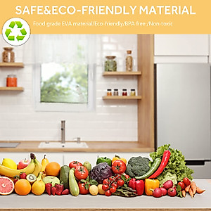 Shelf Liner Washable Cabinet Liner Non-Slip Drawer Liner Kitchen Shelves Liner Refrigerator Liner 17.5" x16.5FT