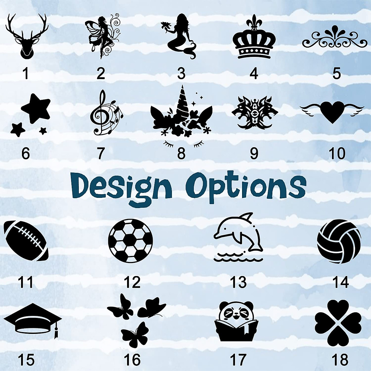 Vintage Style Kids Water Bottle, 18 Icons, 14 Fonts, 10 Colors, Custom Name Water Bottle For Kids Children Girls Boys Women, Water Bottles for School, Insulated Kids Water Bottle Multicolor