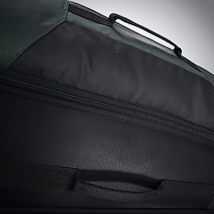 Samsonite Andante 2 Wheeled Duffel Bag – 22-Inch Durable Rolling Luggage with Inline Skate Wheels, Push-Button Handle & Spacious Compartments – Travel-Friendly and Lightweight - Moss Green/Black