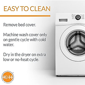 K&H Pet Products Deluxe Kitty Sill w/ Bolster Cat Window Bed, Cat Window Perch for Large Cats, Cat Window Hammock, Cat Window Seat, Window Cat Bed, Cat Perch Cat Hammock –Tan Kitty Print