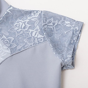 ROYAL SMEELA Ballet Leotards for Women Dance Leotard Short Sleeve Leotards for Ballet Dance Adult Ballerina Leotard