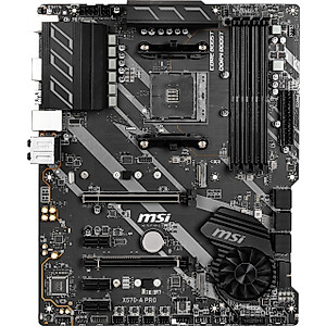 MSI X570-A PRO Motherboard (AMD AM4, DDR4, PCIe 4.0, SATA 6Gb/s, M.2, USB 3.2 Gen 2, HDMI, ATX) (Renewed)