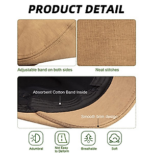 Foaincore 12 Pieces Newsboy Hat for Men, Flat Caps Bulk Driving Cabbie Hunting Hat