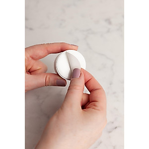 Original Kitchen Towel Holder/Hook with Adhesive to Hang Dish Towels, Tea Towels, Dishcloths, Rags and Hand Towels with a Push. Handy accessory for RV, Bathroom, Shower, Cabinets, Inside & Outside