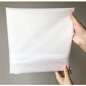 AOFUL Garment Cover Bag, Translucent PEVA Clothes Covers Organizer Storage Pack of 10 (8 Medium + 2 Large)