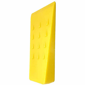 Parts 4 Outdoor 4Pk 5.5" Tree Felling Wedge with Spikes Made in The USA Logging Equipment (Yellow)