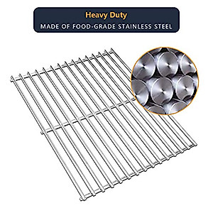 15 inch Grill Grate for Broil-Mate 165154 195554, Broil King Replacement Grates 986557, 9869-54, 9869-57, Signet 70, 20, 90, Crown 10, 20, 40, 90, Huntington 6666-54, Sterling 1155-54, stainless steel