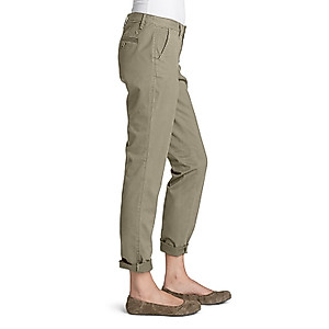 Eddie Bauer Women's Stretch Legend Wash Pants - Boyfriend, Carbon, 6