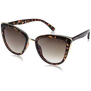 GUESS GF0313 Dark Havana/Gradient Brown Lens One Size