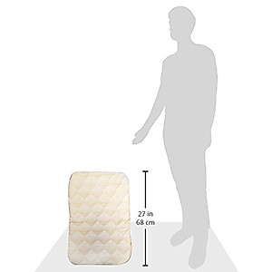 Snoozy Flannel Cotton Anti Allergy Waterproof Multi Use Pad, 18" x 27", 2 Pack