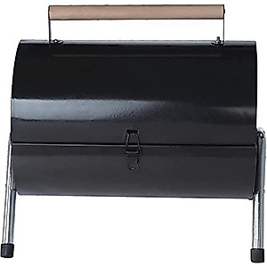 Spexlb Charcoal Grill - Portable Mini BBQ Foldable for Outdoor Cooking, Camping and Picnic, Black