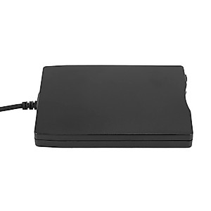 Ticarus USB Floppy Drive 3.5inch USB External Floppy Disk Drive Portable 1.44 MB FDD USB Drive Plug and Play for PC Windows98SE Windows XP Vista Black