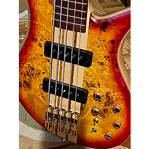 JD.Moon Pack of 4pcs Brass Dome Knob Volume Tone Control Knobs for Electric Guitar Bass Screw Type (Gold)