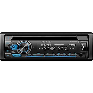 Pioneer DEH-S4120BT in Dash CD AM/FM Receiver with MIXTRAX, Bluetooth Dual Phone Connection, USB, Spotify, Pandora Control, iPhone and Android Music Support, Smart Sync App