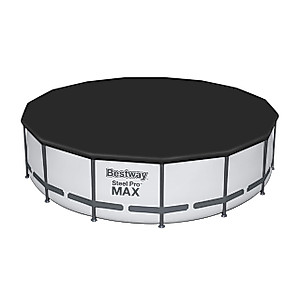 Bestway: Steel Pro MAX 15' X 42" Above Ground Pool Set - 3955 Gallon, Outdoor Family Pool, Corrosion & Puncture Resistant, Includes Filter, Pump, Ladder & Cover