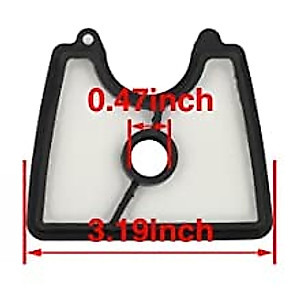 Milttor 2 Packs 545112101 Air Filter 581798001 Kit Fit Husqvarna 125B 125BX 125BVX Leaf Blower