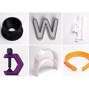 3D Printer Consumables 1.75mm Good Accuracy Standard Size Filament Perfect for DIY (White)