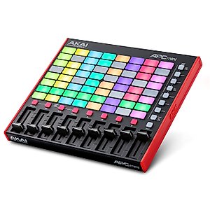 AKAI Professional APC Mini MK2 - USB MIDI Pad Controller for Clip Launching with Ableton Live Lite, 64 RGB Pads, Drum and Note Mode and MIDI Mixer