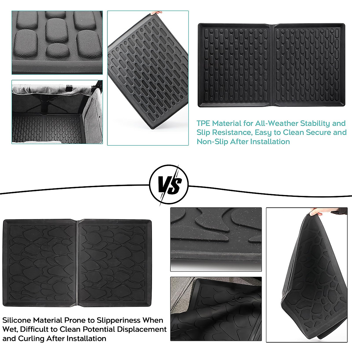 All-Weather Mat Accessory for Wonderfold Wagon W4 - Protects Wagon from Direct Exposure to Sand, Treats and Water - TPE Material - Easy Clean Surface - Water Resistant (W4 Models)