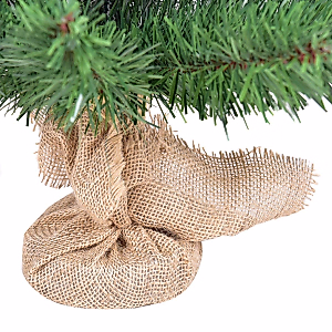 3FT Artificial Tabletop Christmas Tree, Premium Spruce Christmas Tree w/Burlap Base, for Xmas Indoor Decor